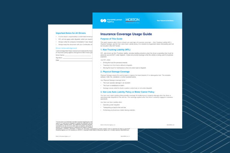 Empower Your Owner Operators with Our Insurance Coverage Usage Guide